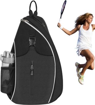 Generic Badminton Bass | Paddel Tennis Woman Bag | Construige mit verstellbarem Gurt, Sportschutzballball Zubeh&ouml;r, Multifunktionaler Organisator Mann Externe 