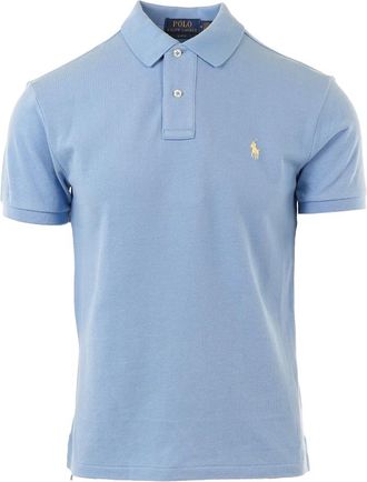 Polo Ralph Lauren Homme, Tops, Bleu, Taille: S Sskcslm1 Short Sleeve Knit