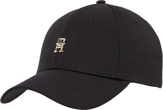 Tommy Hilfiger Casquette Femme Elevated Chic en Coton, Noir (Black), Taille Unique