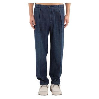 BRIGLIA 1949 Homme, Jeans, Bleu, Taille: XL Pantalon Chambray dans le Style Portobello