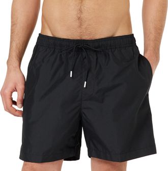 Calvin Klein Herren Badeshorts Medium Drawstring Mittellang, Schwarz (Pvh Black), M