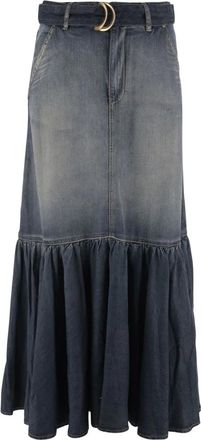 Pinko Pinko, Femme, Jupes, Bleu, Taille: 40 FR Guardiano Skirt