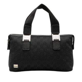 Gucci Pre-owned Vintage Canvas Handbag - - Pre-owned - Damen - Schwarzk - ONE SIZE