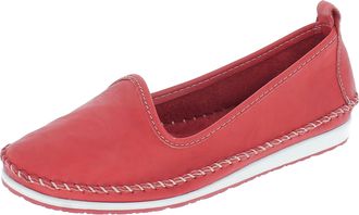 Andrea Conti 0027449 Damen Slipper Ballerinas Mokassins, Größe:39 EU, Farbe:Rot