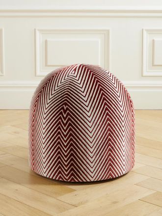 Missoni Pouf En Velours À Chevrons Ziggy - Multicolore