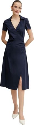 Patrizia Pepe Robes portefeuille - Femme - Robes - Bleu - Taille: 36 FR