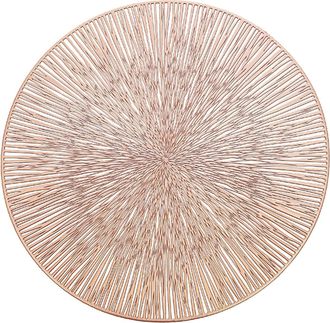 QUINTRA Kreatives und luxuriöses Dekorations-Tischset, wärme- und rutschfeste Tischmatte für den Hotel-, Restaurant- und Heimgebrauch Untersetzer Oval (Rose G