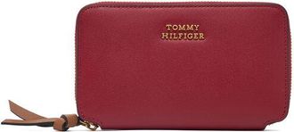 Tommy Hilfiger Geldb&ouml;rse Th Leather Med Za Wallet AW0AW18939 Rot