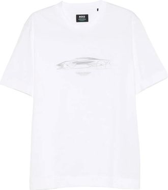 HUGO BOSS Herren, Oberteile, Wei&szlig;, MGr&ouml;&szlig;e