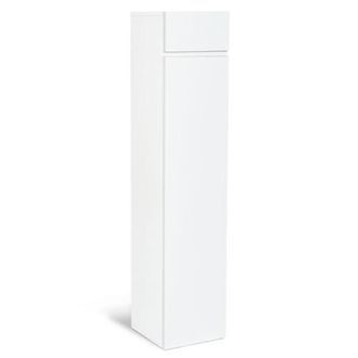 IDMarket Meuble Colonne Salle de Bain Suspendu Blanc Lila