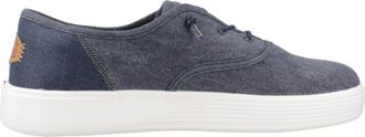 Hey Dude Craft Linen Schn&uuml;rschuhe - - Shoes - Herren - Blau - 42 EU
