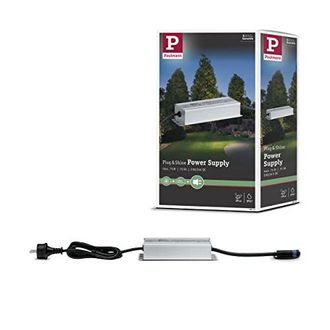 Paulmann 98849 Outdoor Plug&Shine Power Supply, IP67, 230/24V CC, 75W, Argent Alu 18,60 x 6,4 x 4 cm