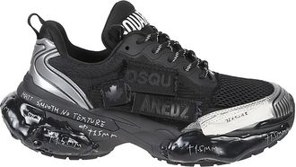 Dsquared2 Low-Top Sneaker - Faster Lace-up Low Top Sneakers Grey - Gr. 41 (EU) - in Grau - für Damen