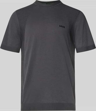 HUGO BOSS Regular Fit T-Shirt aus Baumwoll-Mix Modell MOMENTUM