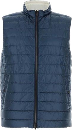 Herno Homme, Vestes, Bleu, Taille: M Veste R&eacute;versible en Nylon et Duvet