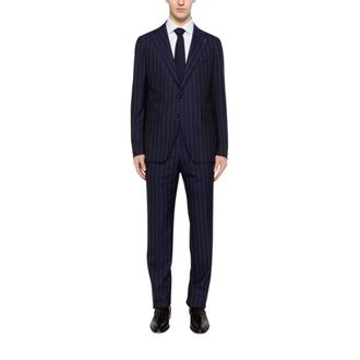 Tagliatore Homme, Costumes, Bleu, Taille: L Costume &agrave; rayures