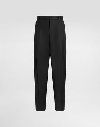 Dolce & Gabbana Hose Aus Flanell - Mann Hosen Und Shorts Schwarz 54