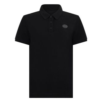 Canada Goose Klassisches Baumwoll-Polo - - Tops - Damen - Schwarzk - XS