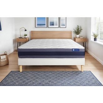 Actisom Actiflex morpho matratze 120 x 190cm + Bettgestell mit lattenrost, H&auml;rtegrad 2, Taschenfederkern und Memory-Schaum, H&ouml;he : 24 cm