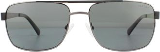 Guess Devinez Des Lunettes De Soleil GU6968 08D Brillant Anthracite Gris Polaris&eacute;