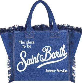 MC2 Saint Barth Femme, Sacs, Bleu, Taille: ONE Size Vanity Shoulder Bag