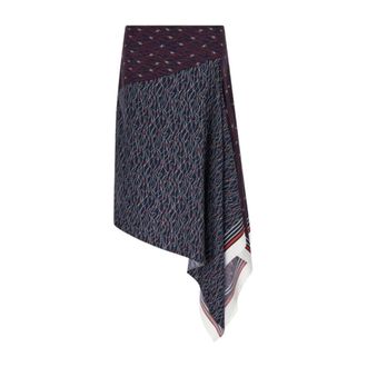 Ferragamo Knieumspielender Rock - - Skirts - Damen - Blau - XS