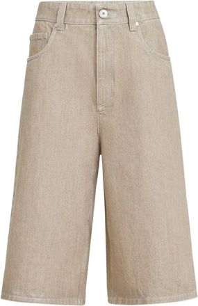 Brunello Cucinelli button-fastening shorts - Nude