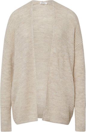 s.Oliver Cardigan Strickjacke Strick-Cardigan aus Alpakamix