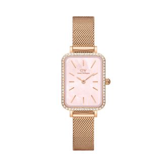 Daniel Wellington Uhr Daniel Wellington Quadro Mesh DW00100669 Roségold