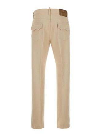 Dsquared2 Mens Jeans 642 Beige Cotton