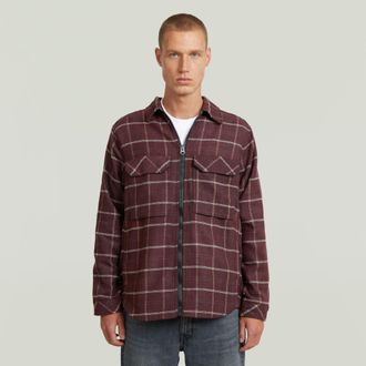 G-Star Zip Regular Overshirt - Mehrfarbig - Herren