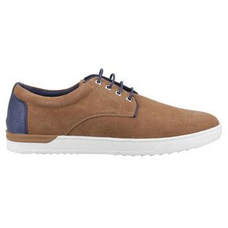 Hush Puppies Joey Sneaker für Herren, Wildleder, Zum Schnüren (Hellbraun)