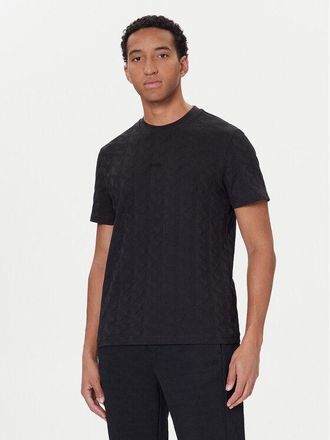 HUGO BOSS T-Shirt Mirror Artwork 50548649 Schwarz Relaxed Fit