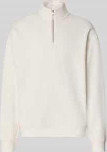 HUGO BOSS Regular Fit Troyer aus Baumwoll-Mix Modell Dalizip