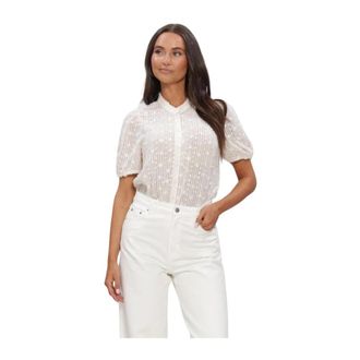 Object Blusen - - Blouses & Shirts - Damen - Wei&szlig; - M