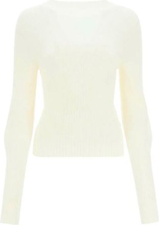 Low Classic Pull Col Rond - Blanc