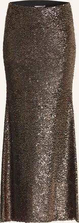 Patrizia Pepe Patrizia Pepe Mesh-Rock Mit Pailletten braun