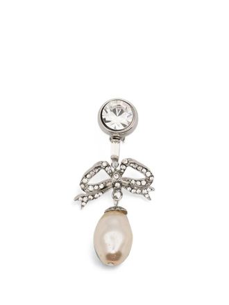 N&deg;21 Earrings Metallic Pearl And Diamond