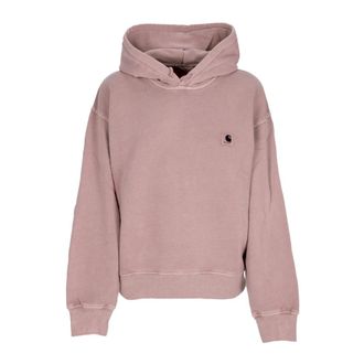 Carhartt Work in Progress Femme, Sweatshirts et sweats &agrave; capuche, Rose, Taille: 42 FR SweaT-shirt &agrave; capuche l&eacute;ger