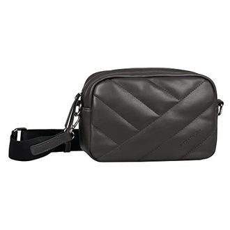 Tom Tailor Bags Yana Sac à Main pour Femme Taille Moyenne, Gris foncé, Einheitsgröße