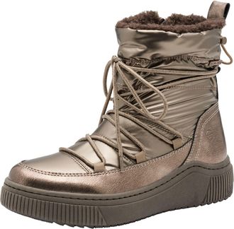 Tamaris Comfort Damen Winterstiefeletten zum Schn&uuml;ren Gef&uuml;ttert Wasserabweisend, Braun (Bronze), 38 EU