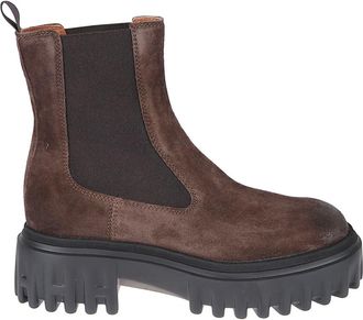 Hogan Femme, Chaussures, Brun, Taille: 38 1/2 EU H700 Chelsea Bottes