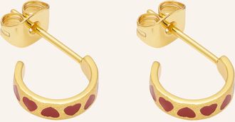 LULU Copenhagen Lulu Copenhagen Creolen Love Repeat Hoops Pair gold