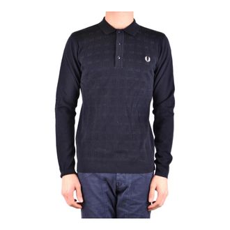 Fred Perry Klassische Polo-Shirts f&uuml;r M&auml;nner - - Tops - Herren - Blau - S