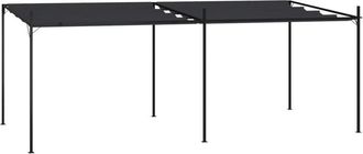 vidaXL vidaXL Belv&eacute;d&egrave;re avec toit r&eacute;tractable 600x300x233 cm Anthracite