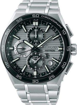 Seiko Astron GPS Solar Dual Time Chronograph Herrenuhr SSH177J1