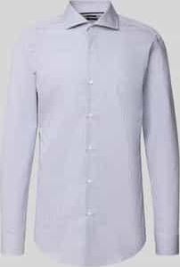 HUGO BOSS Slim Fit Businesshemd aus reiner Baumwolle
