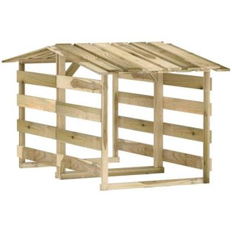 vidaXL Vidaxl - Pergolas avec toits 2 pcs 100x90x100 cm Bois de pin impr&eacute;gn&eacute;