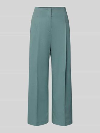 HUGO BOSS Straight Leg Bundfaltenhose aus Baumwoll-Mix Modell TULOTTA
