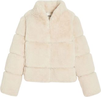 Apparis Sai Jacke aus Faux Fur - Nude